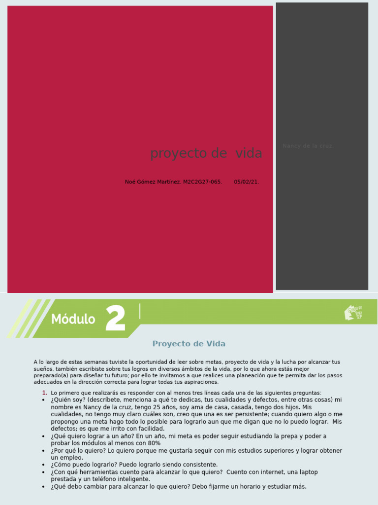 Delacruzsandoval Nancy M2S4PI | PDF | Relaciones personales, crianza y desarrollo personal ...