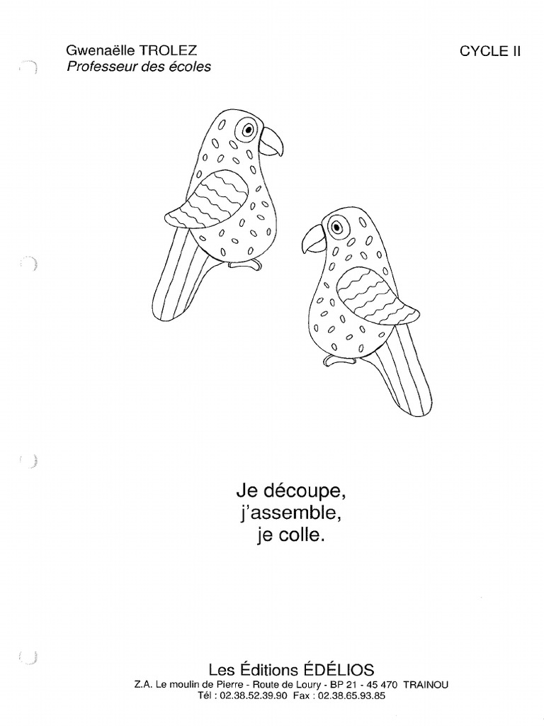 EDELIOS- je decoupe j_assameble je colle c2 | PDF