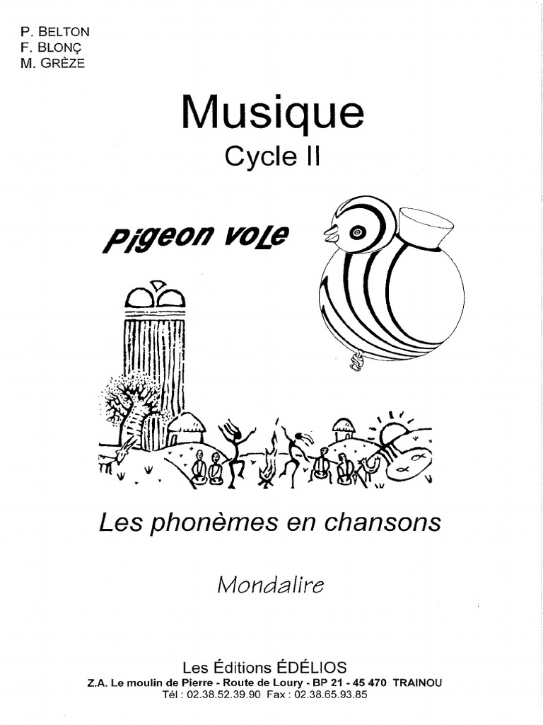 EDELIOS - Musique Les Phonemes en Chansons c2 | PDF