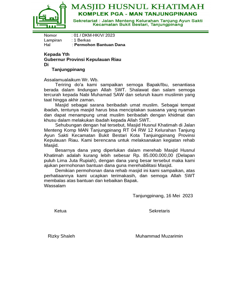 Proposal Dana Hibah | PDF