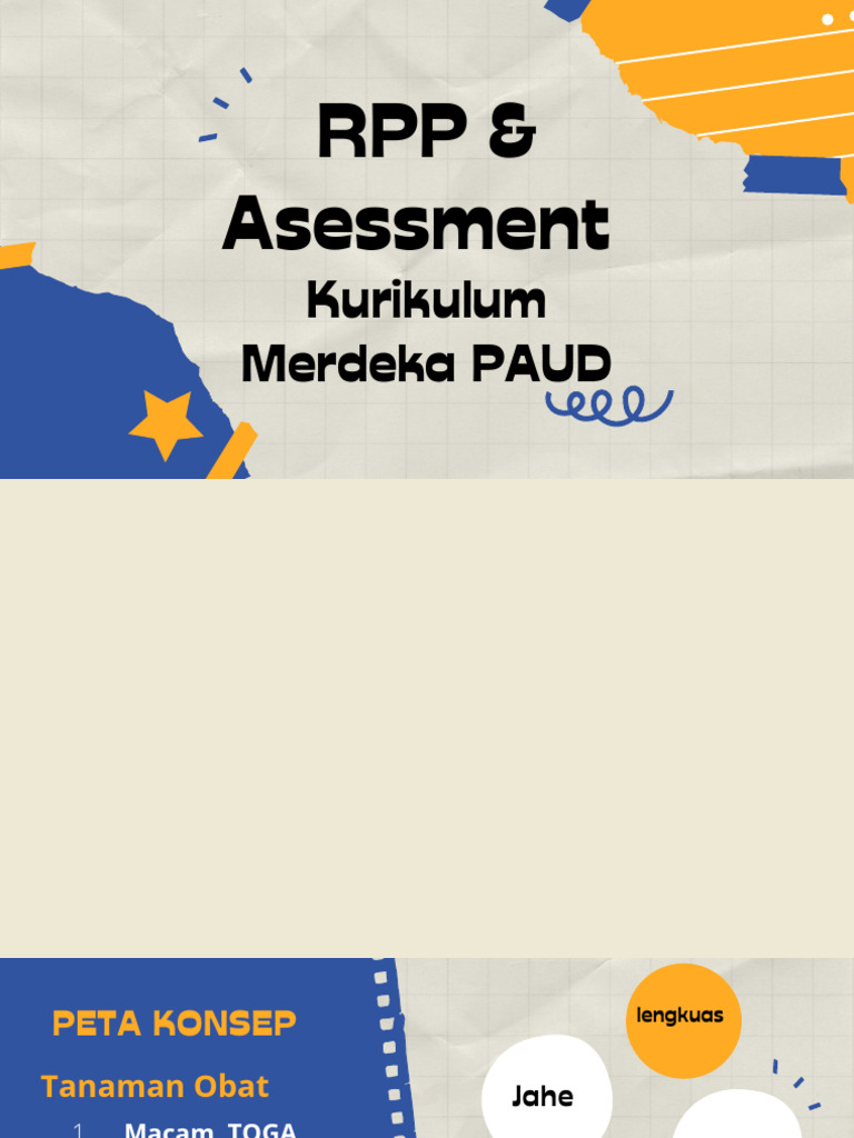 RPP Asessment Kurikulum Merdeka Paud | PDF