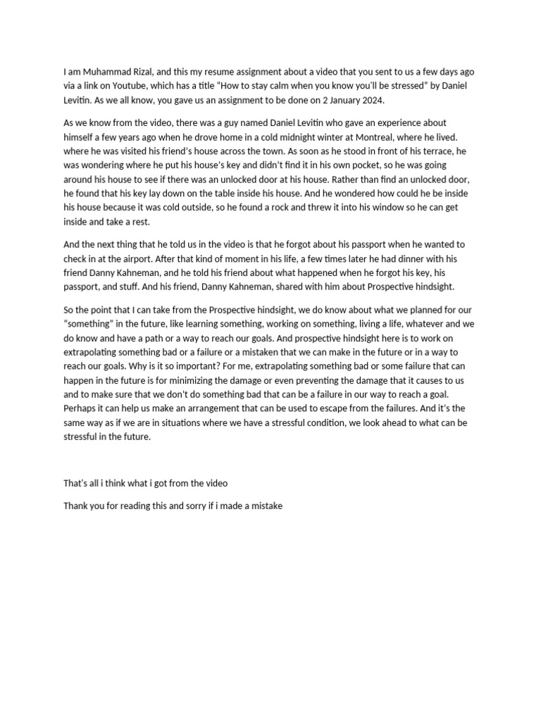 Muhammad Rizal - Resume | PDF