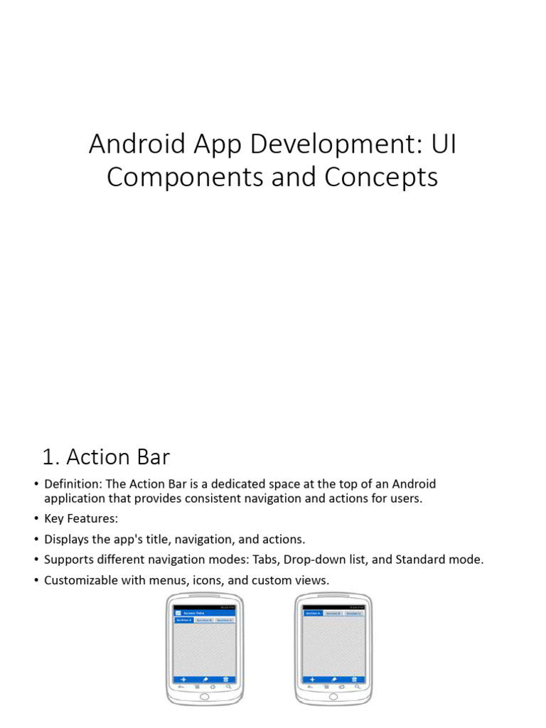 Android App Development UI | PDF
