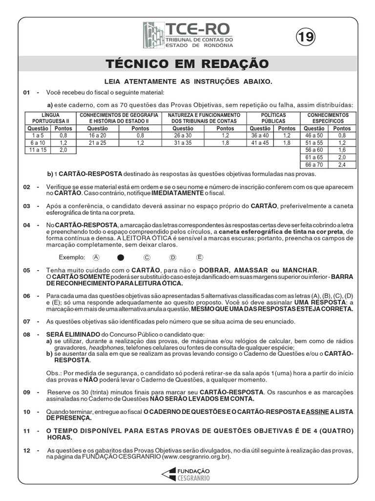 19tec Redacao | PDF
