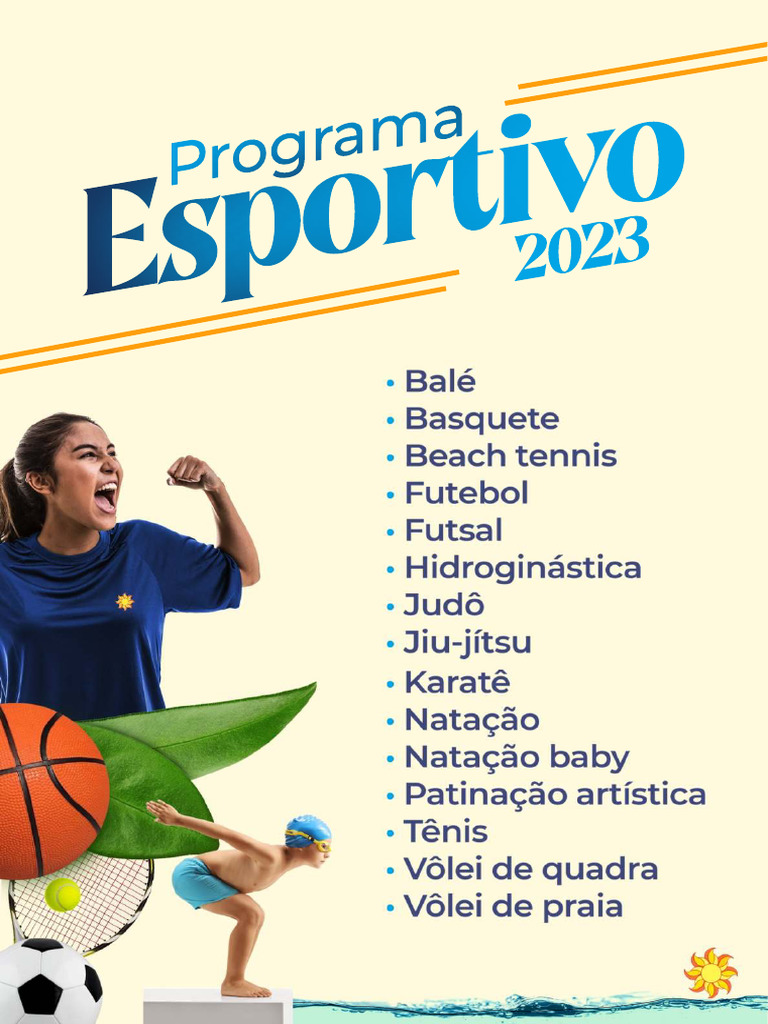 Programa Esportivo Todos 2023-1 | PDF
