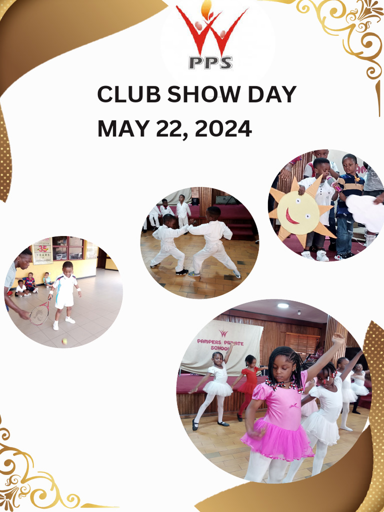 School Club Show Day Program | PDF | Wellness