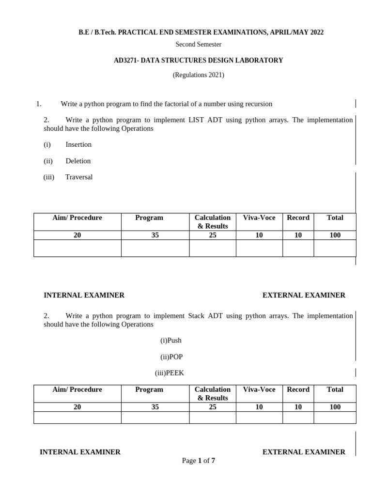 AD3271 SET3 Split Up | PDF