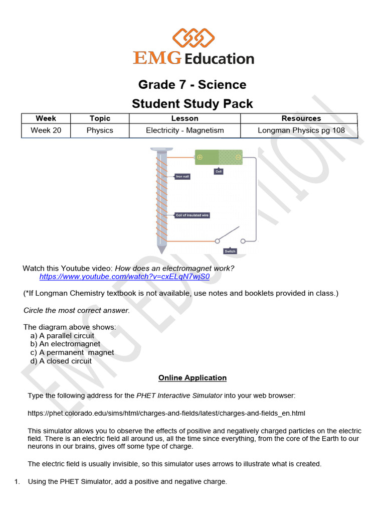 Grade 7 Science Study Pack 3 | PDF