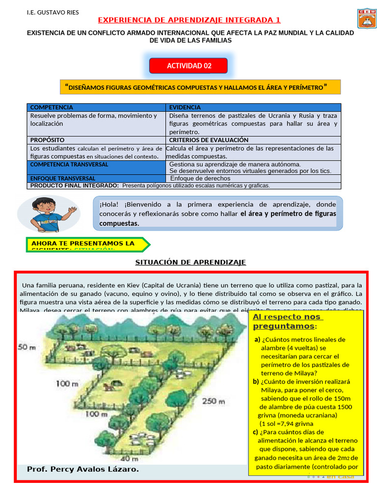 ACTIVIDAD 02 - EDA 01-CUARTO - | PDF