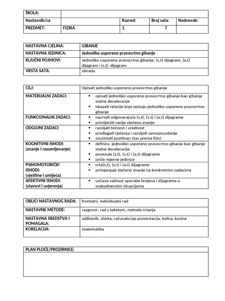 ALFA Priprema - 7.Sat | PDF