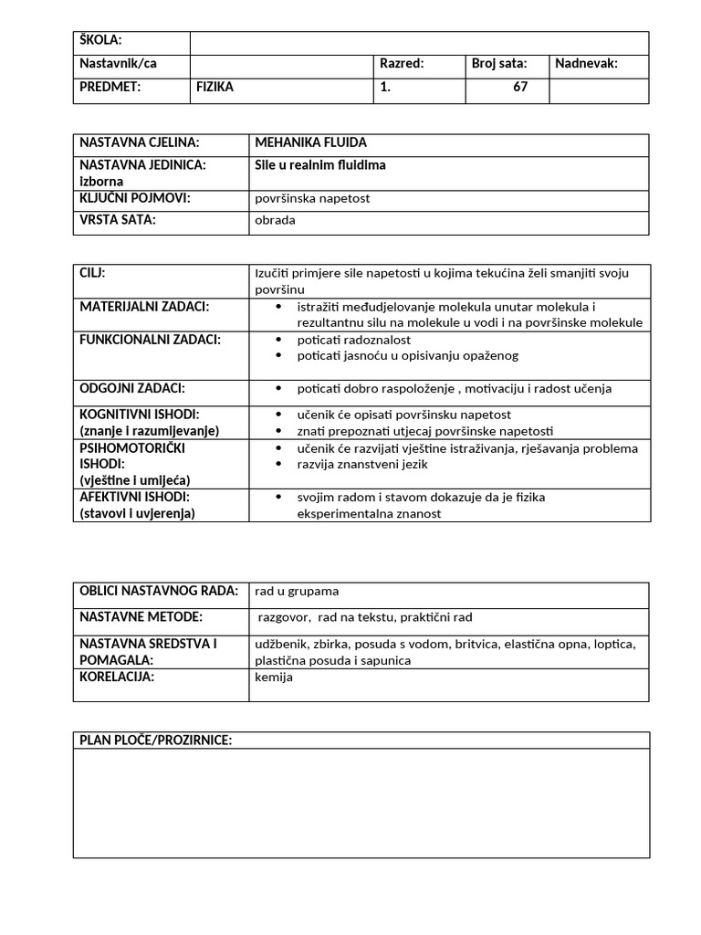 ALFA Priprema - 67.sat | PDF