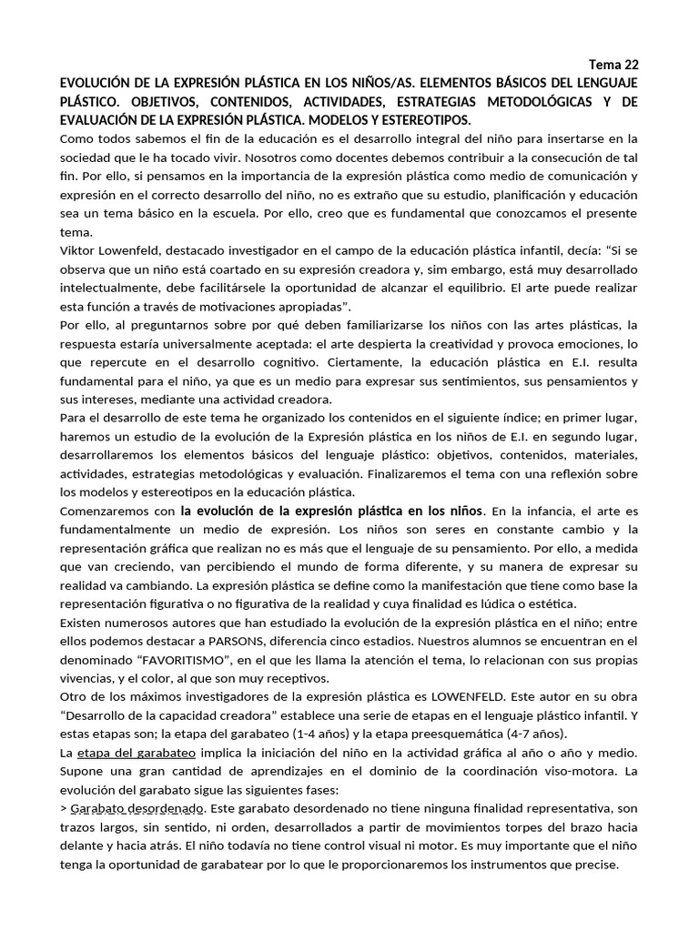 Tema 22 | PDF | Color | Salud y bienestar