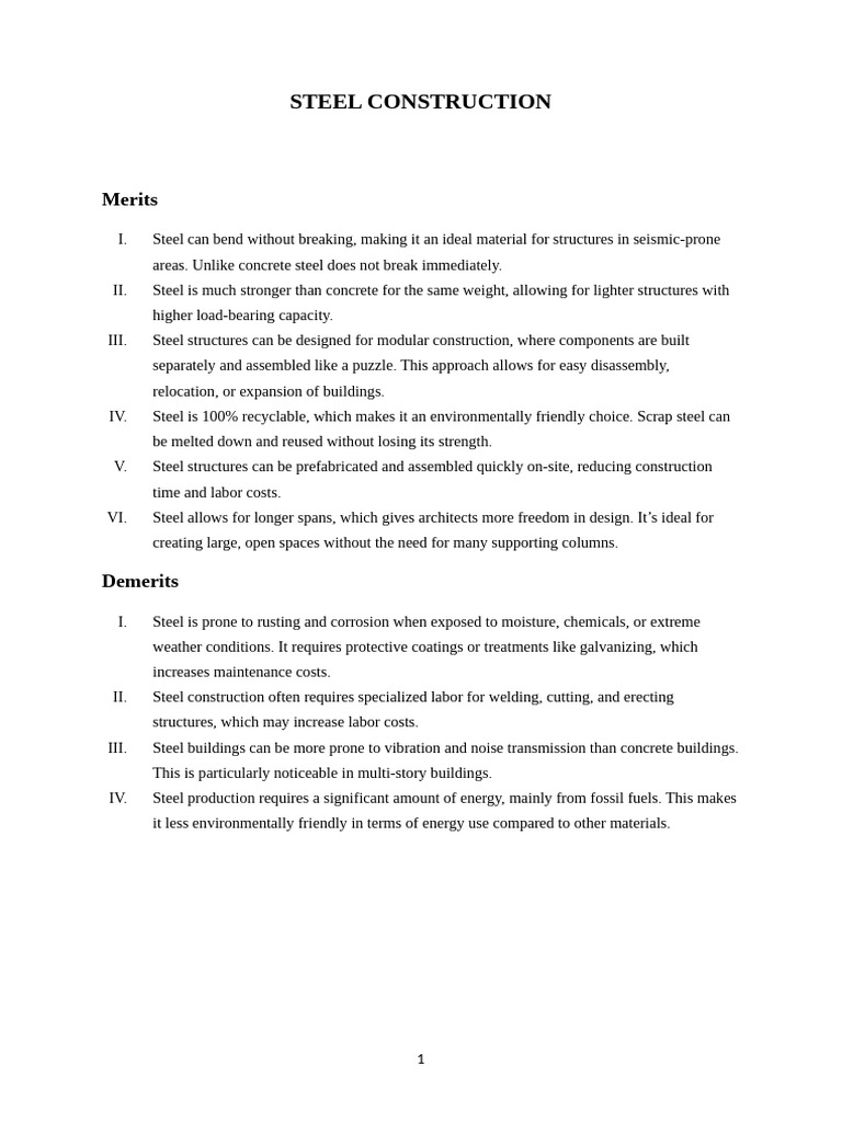 Steel Construction | PDF