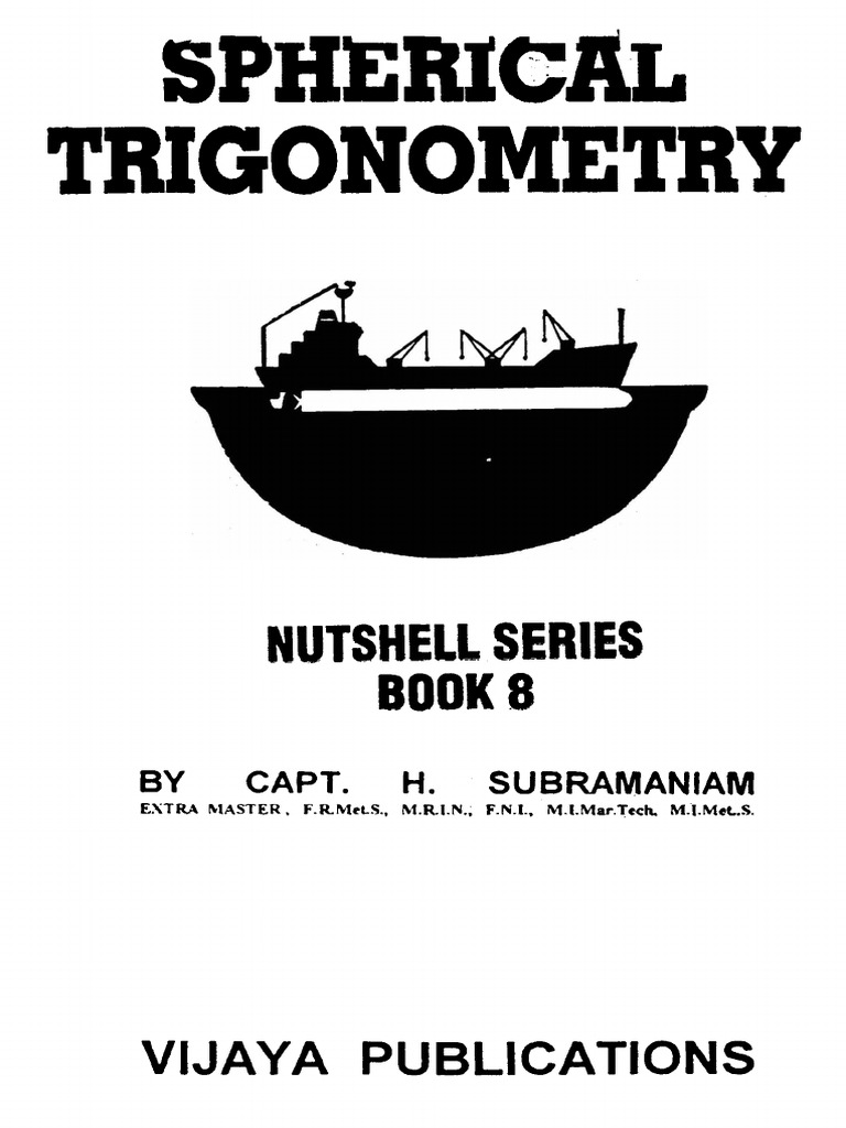 Spherical Trigonometry Essentials | PDF | Sphere | Science & Mathematics