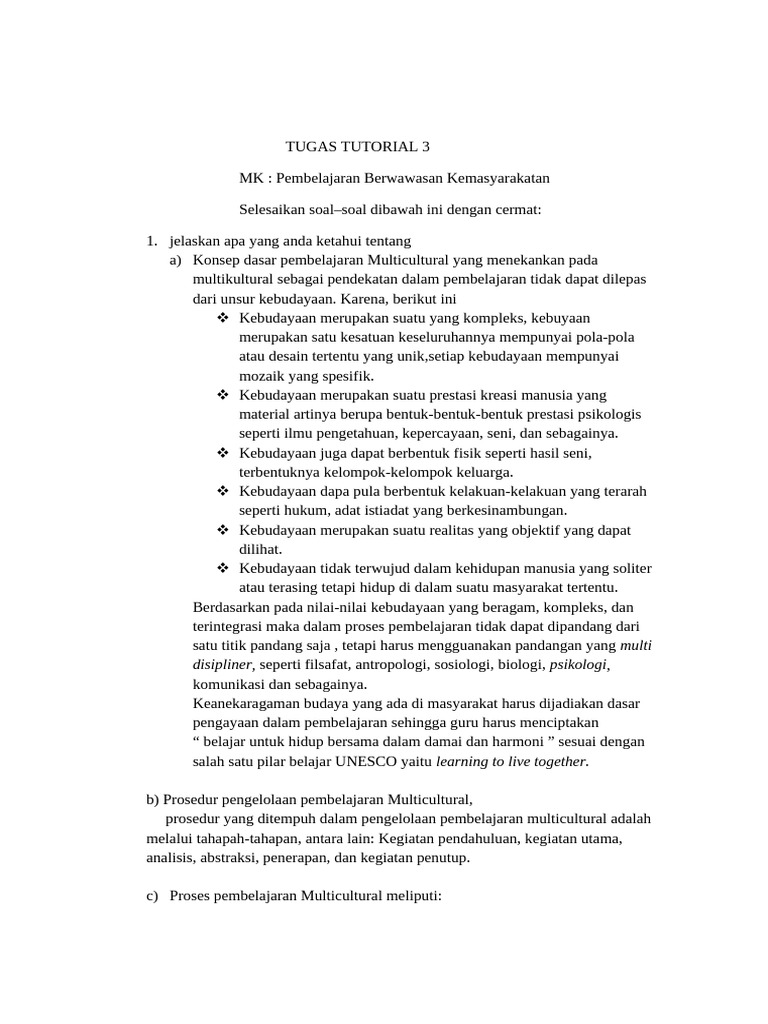 Tugas Tutorial 3 | PDF