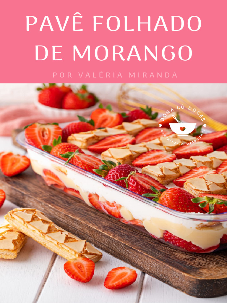 Cópia de Pav +Folhado+de++Morango | PDF | Alimentos