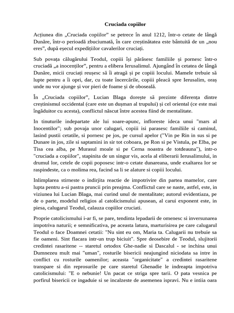 Cruciada Copiilor | PDF