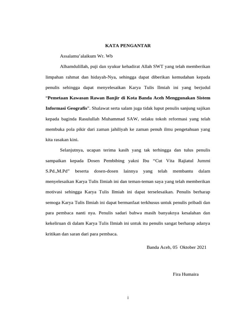 Daftar Tabel KTI | PDF