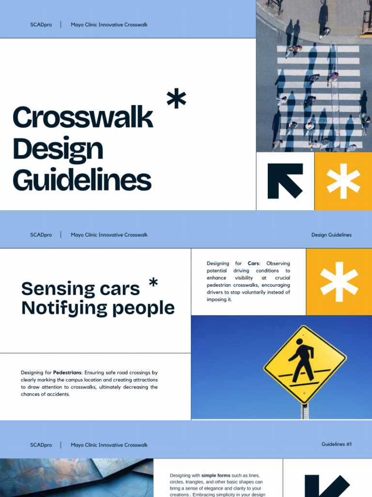 Crosswalk Design Guideline | PDF