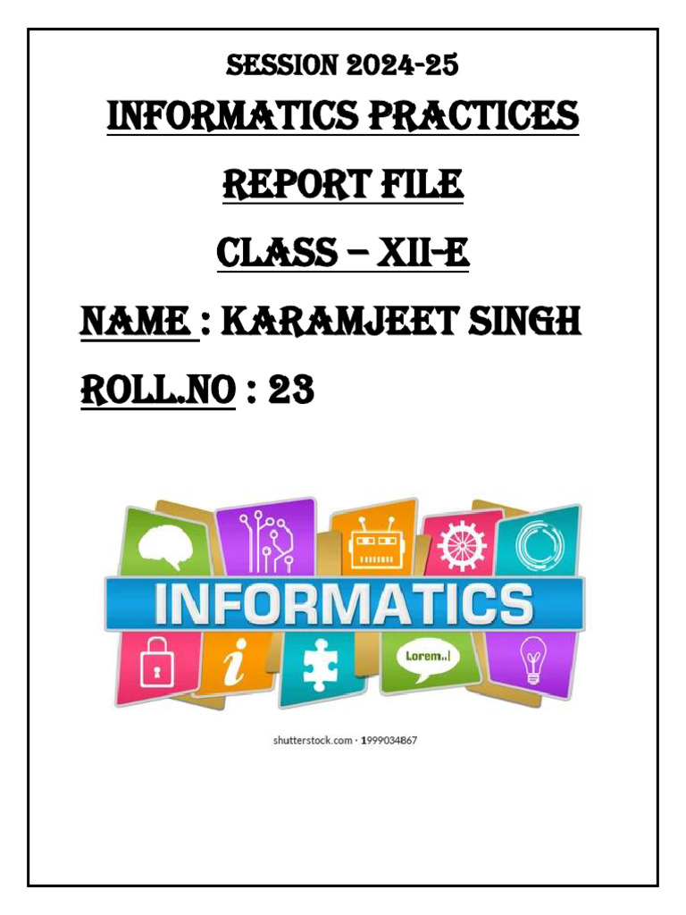 Report File Class12 | PDF