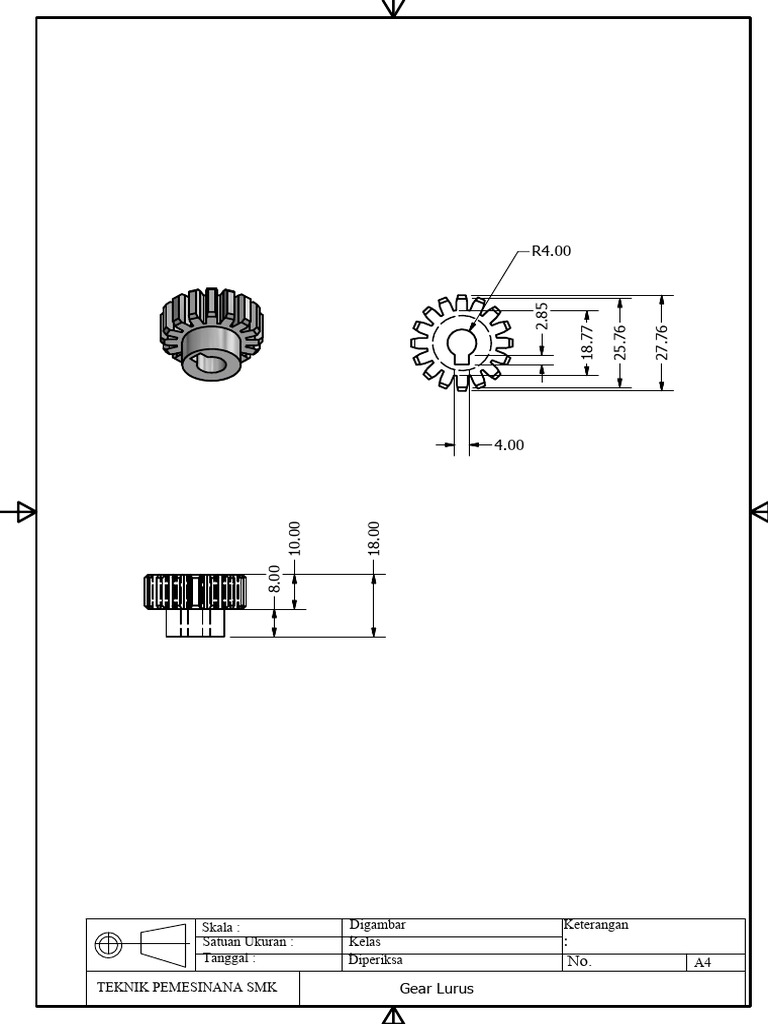Memahami Jenis Roda Gigi | PDF