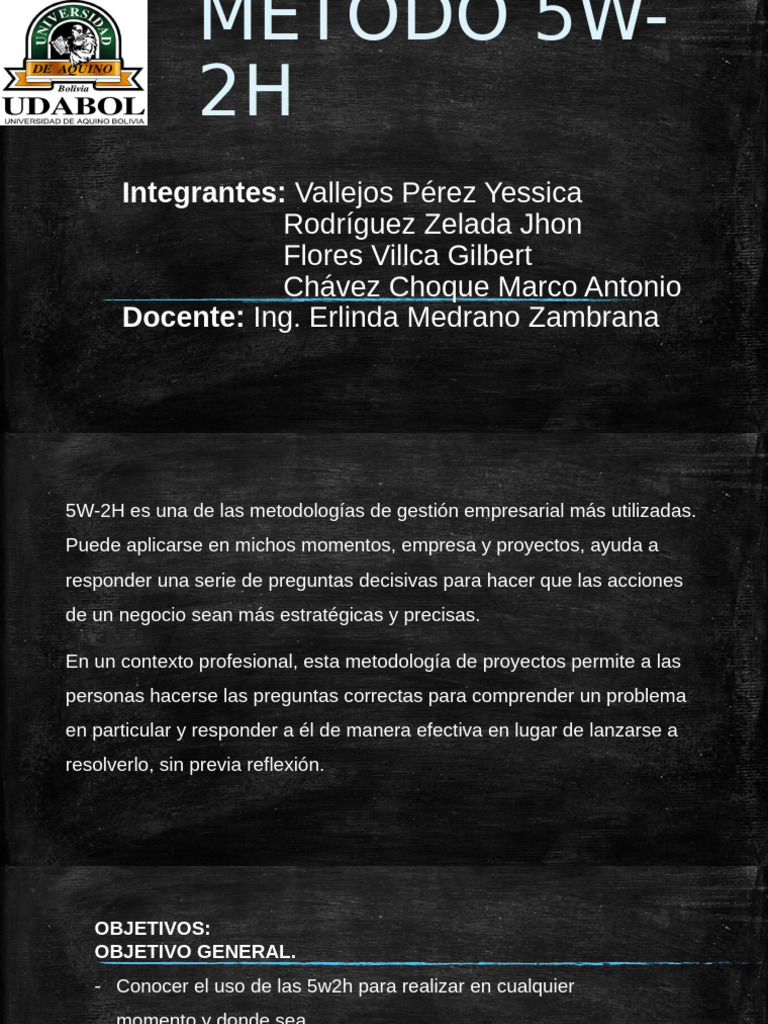 Metodo 5W-2H | PDF