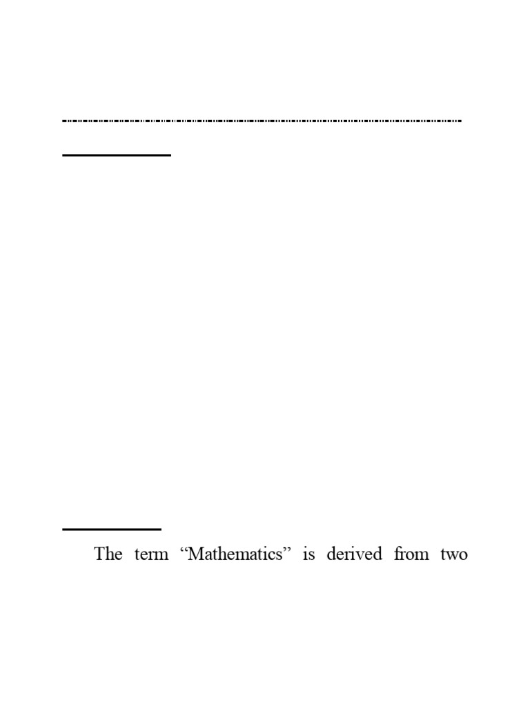 Mathematics at Upper Primary Stage Notes | PDF