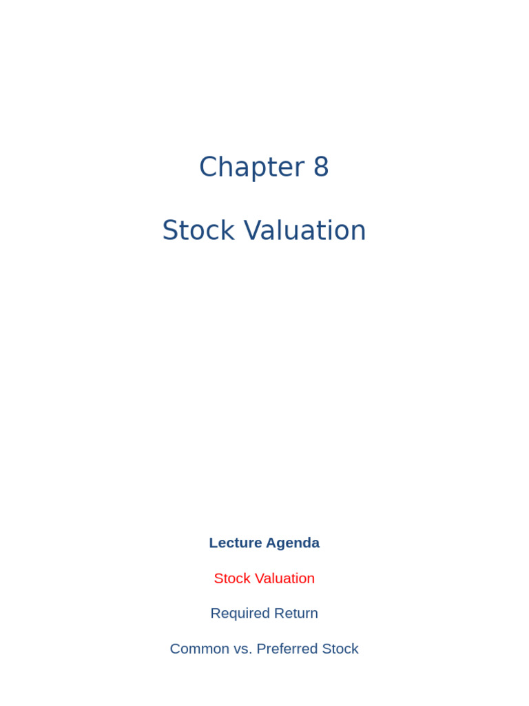 Chapter 8 Lecture Slides | PDF