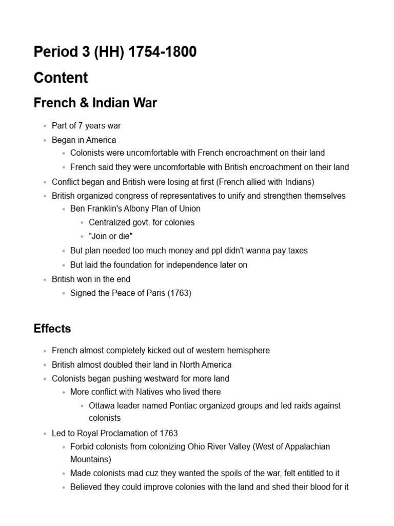 Causes of the American Revolution (1754-1800) | PDF | Federalist Party ...