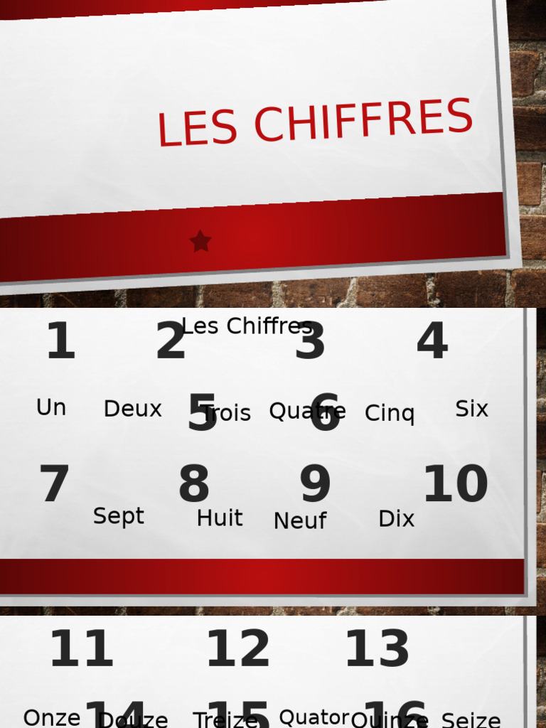 Les Chiffres | PDF