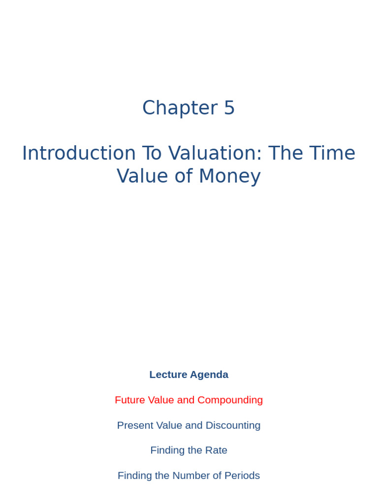 Chapter 5 Lecture Slides | PDF