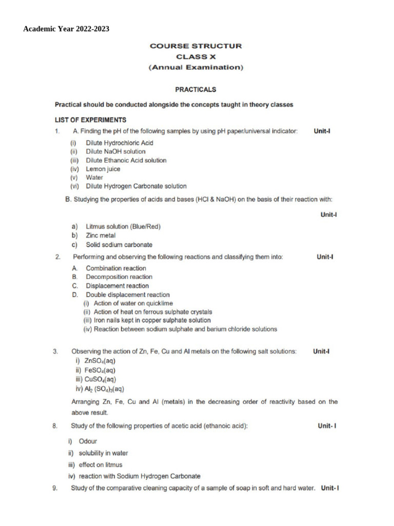 X_Chemistry_Lab_Manual_2022-2023_2 | PDF