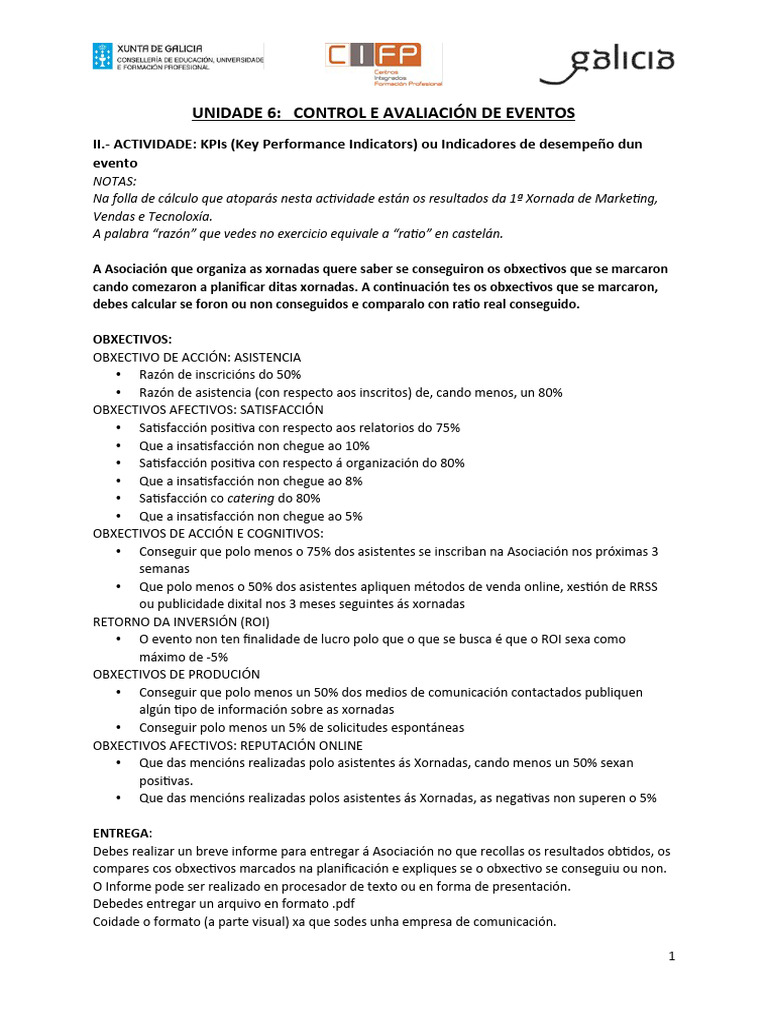 Ud6 - Actividades - Ratios Recup | PDF