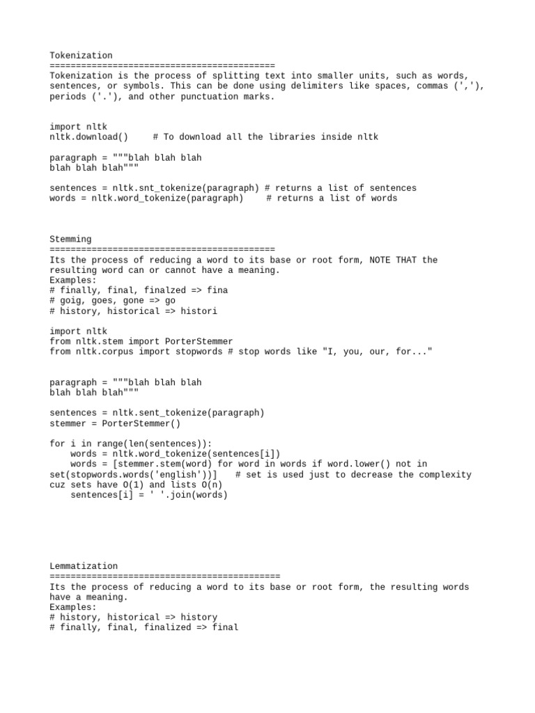 Natural Language Processing - NLP | PDF