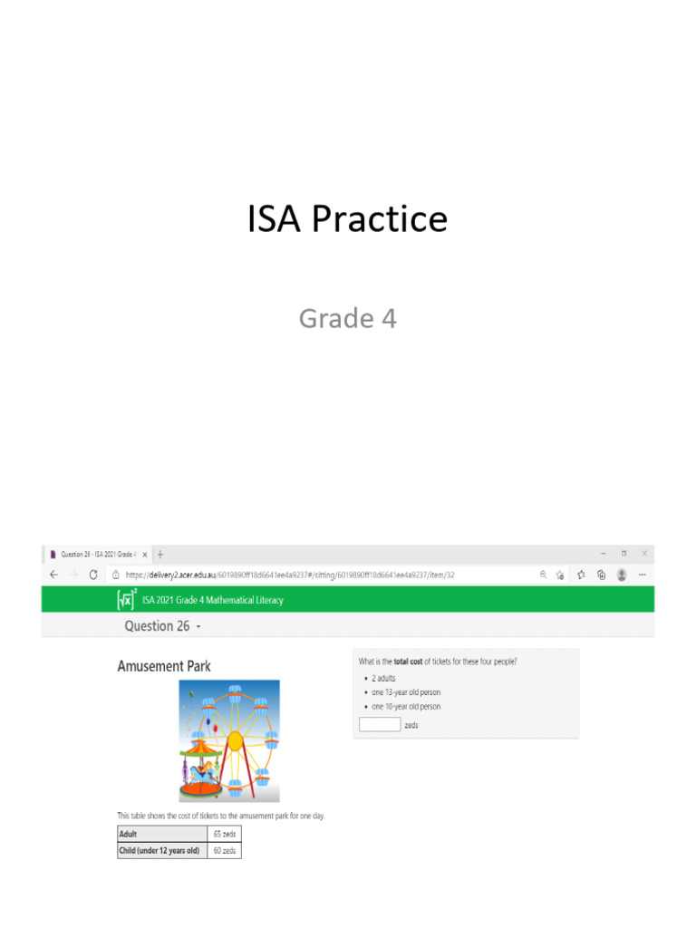 - ISA Practice Test.pptx | PDF