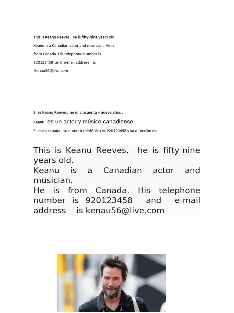 This Is Keanu Reeves | PDF