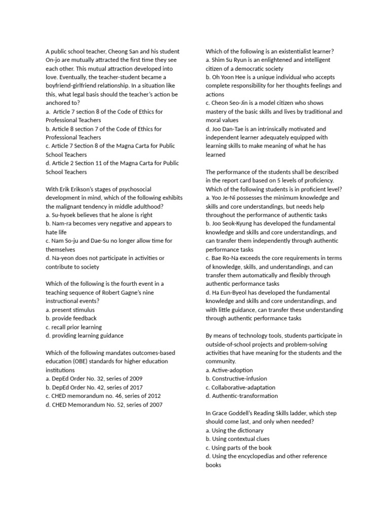 Prof Ed | PDF