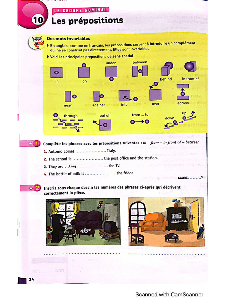 Les Prepositions | PDF