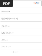Quadratic Equations Word Problems Worksheet | PDF