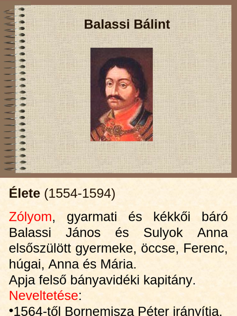 Balassi Bálint | PDF