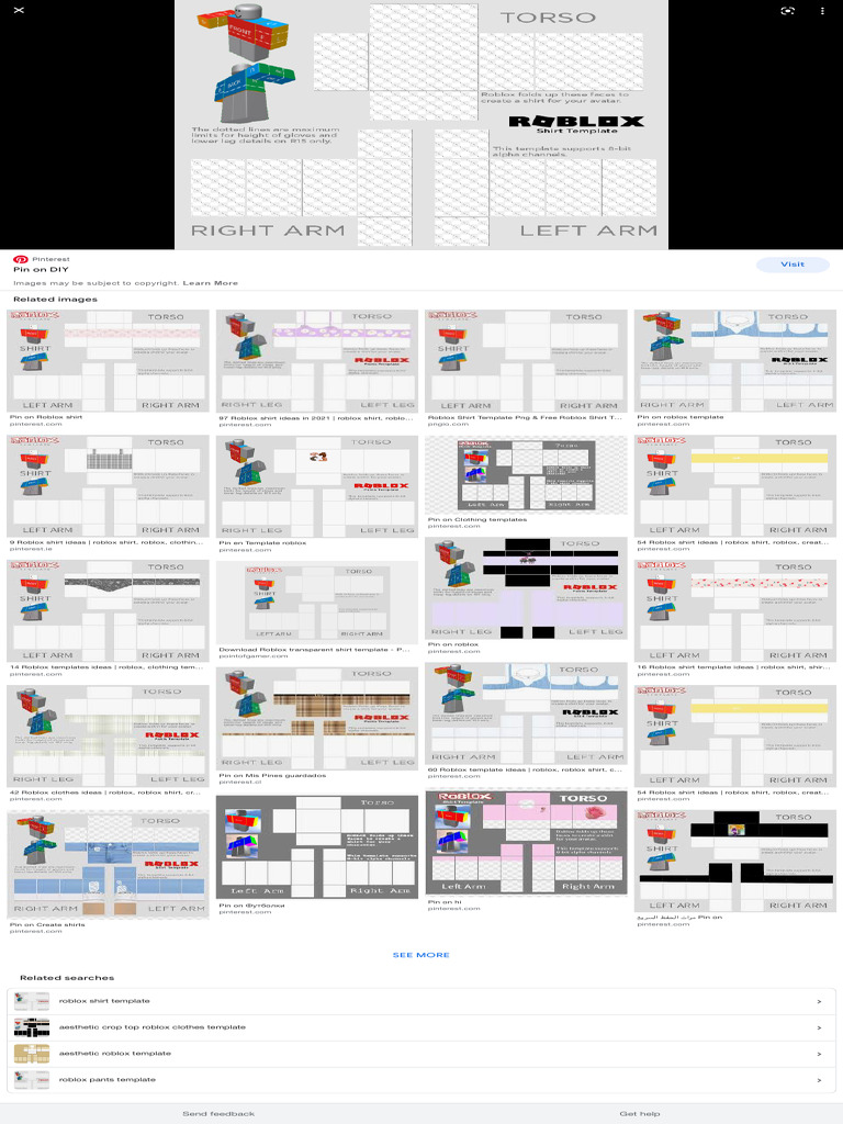 Roblox Outfit Template 2021 - Google Search | PDF