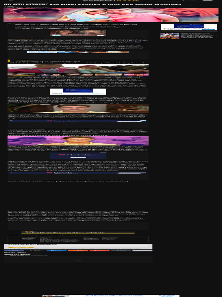 90 Day Fiancé Are Nikki Exotika & Igor AKA Justin Married | PDF