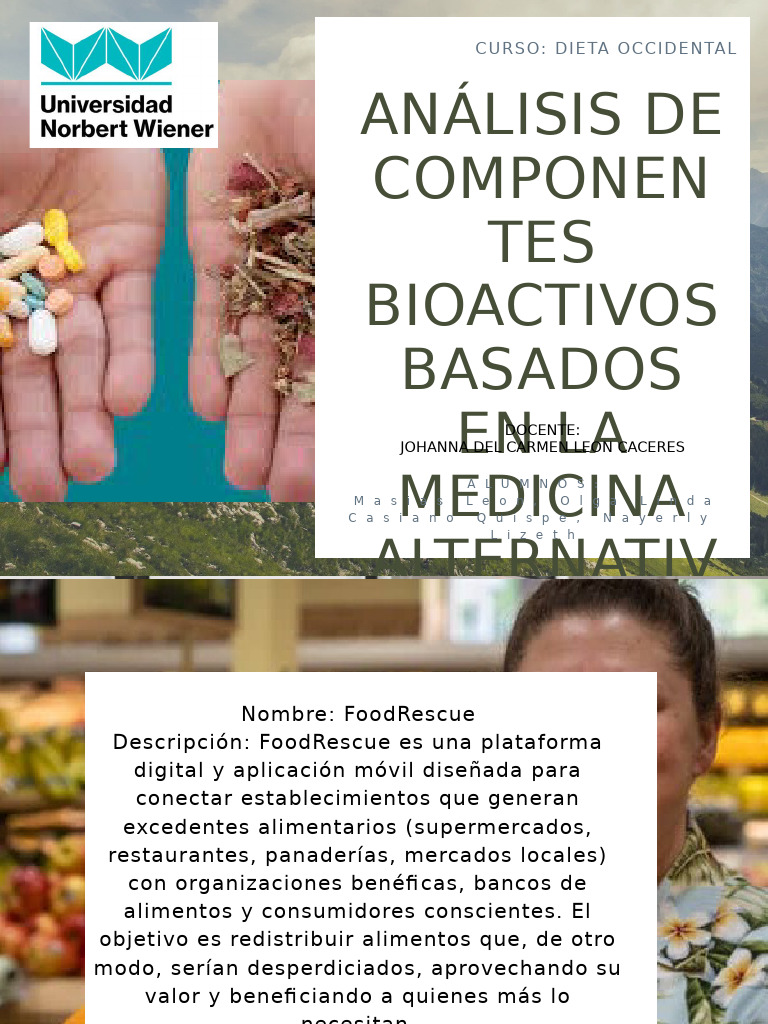 Análisis de Componentes Bioactivos Basados en La Medicina Alternativa | PDF