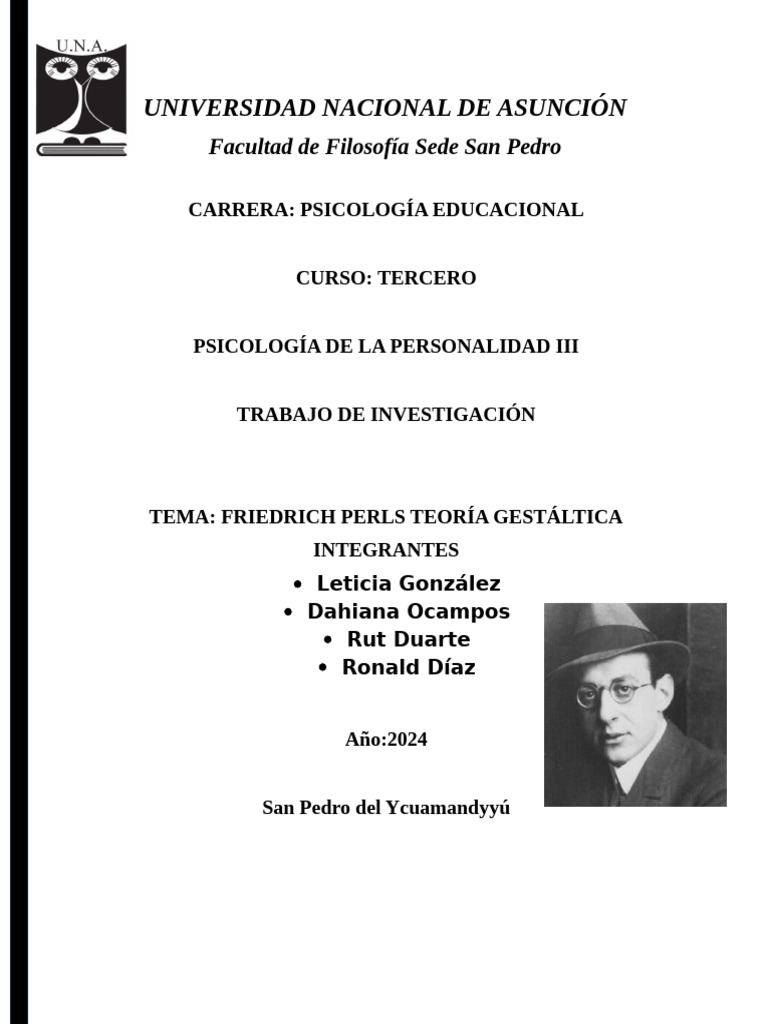 Fritz Perls. | PDF
