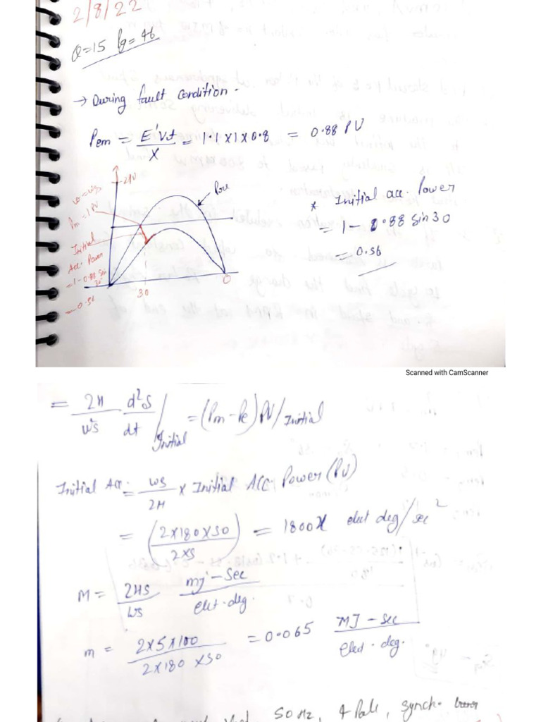 Power System - Transient Stability Part 2 | PDF