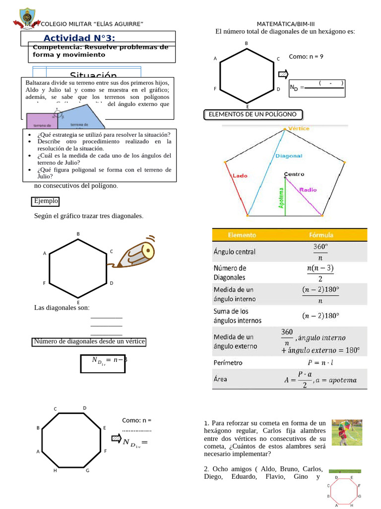 (4) FICHA DE POLÍGONOS | PDF