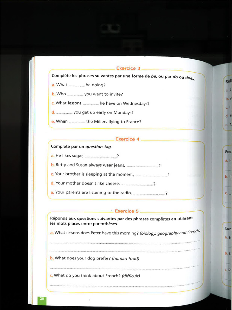 Present Simple + Present Be ING Practise 2 | PDF