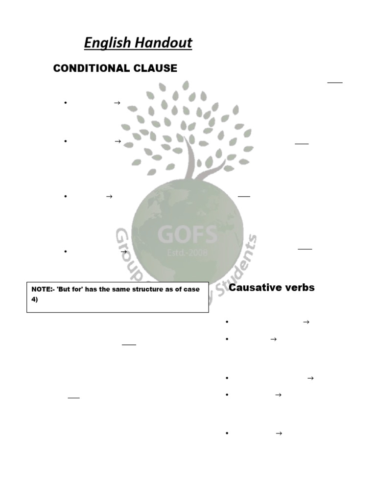 English-Handout-by-Group of Forestry Students GOFS | PDF