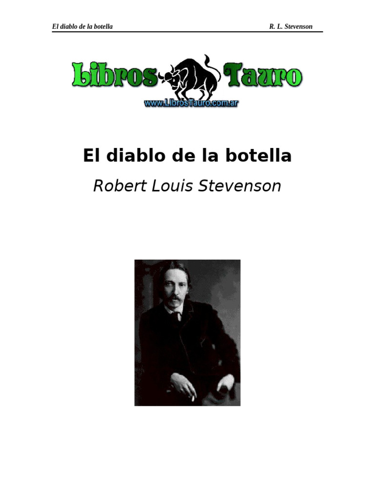 Stevenson, Robert Louis - El Diablo de La Botella | PDF