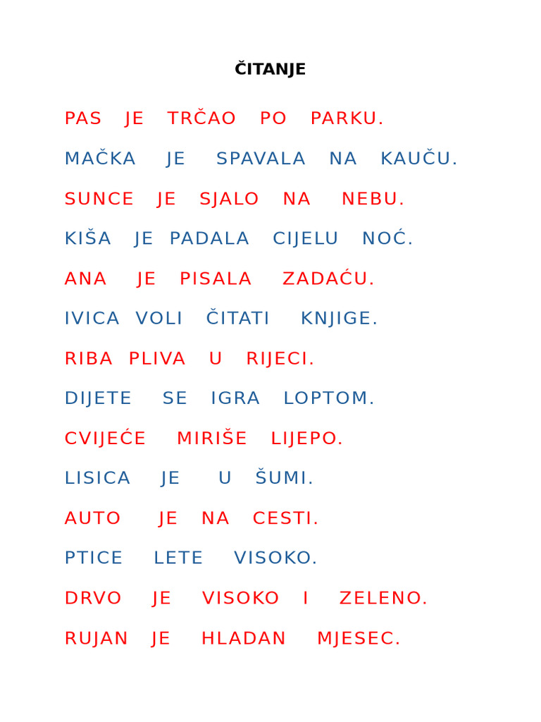 ČITANJE | PDF
